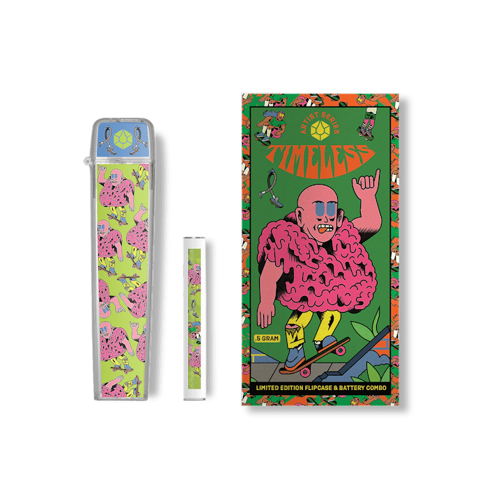 Timeless Vapes: Shred For The Cure NJ Flip Case & Battery Combo 500mg ...