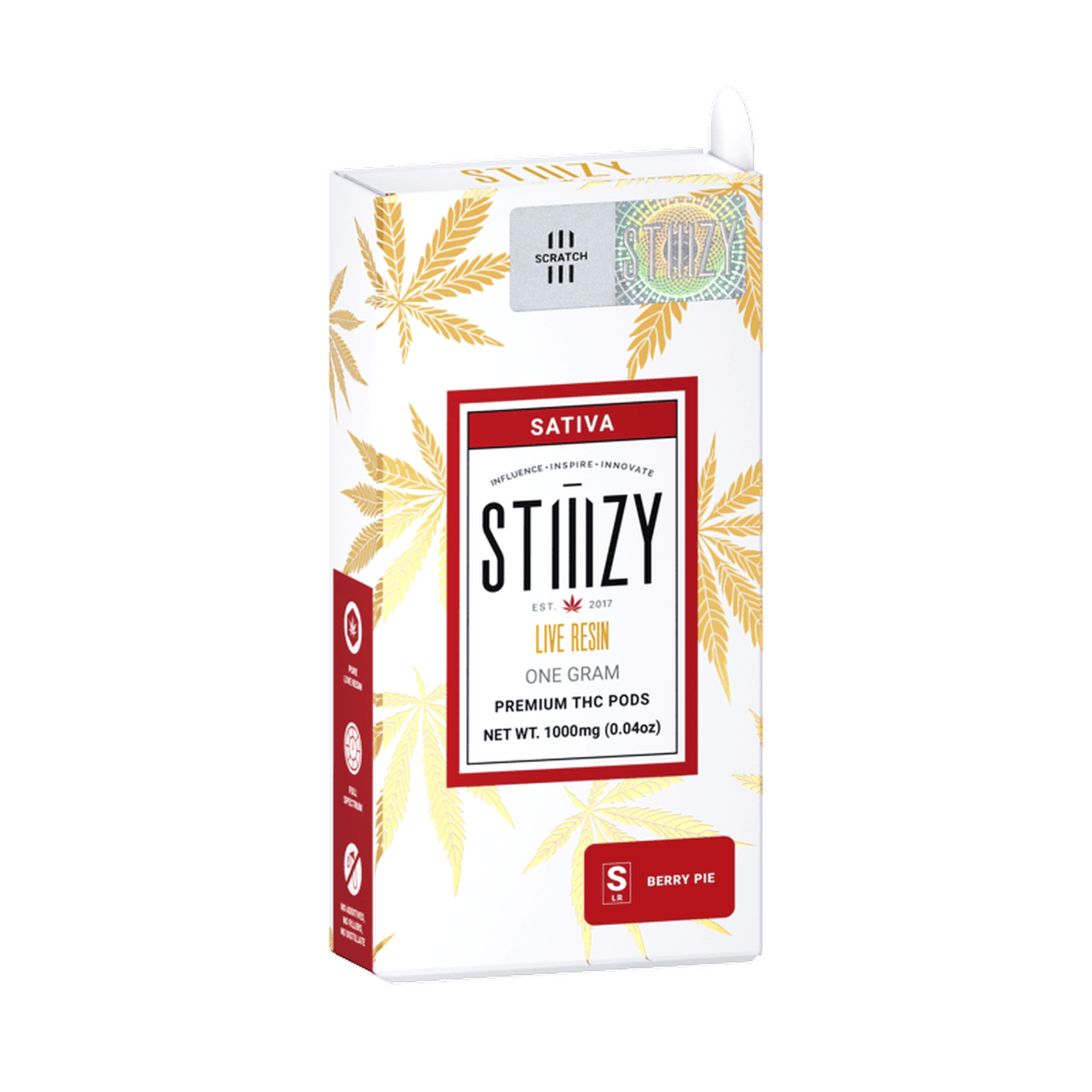 STIIIZY: BERRY PIE - LIVE RESIN POD 1G | Leafly