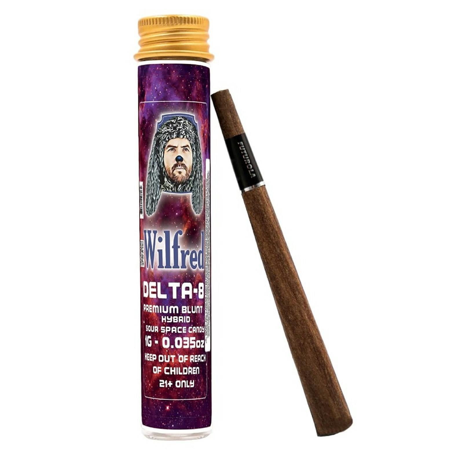 Wilfred Cannabis; Wilfred CBD & Hemp: D8 Blunt Sour Space Candy | Leafly