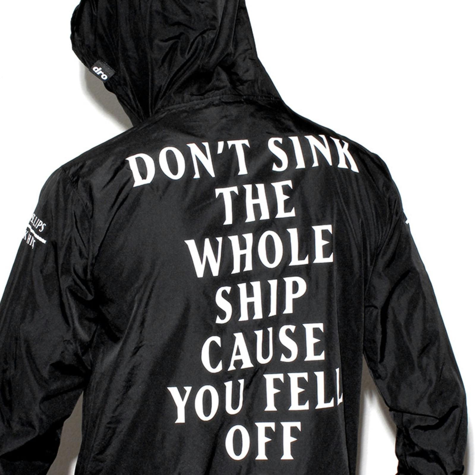 DRO: DRO Loose Lips Sink Ships Weed Windbreaker | Leafly