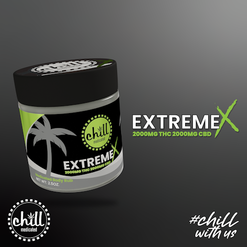 Chill Medicated: 2000mg THC : 2000mg CBD | EXTREME X Body Rub | Chill ...