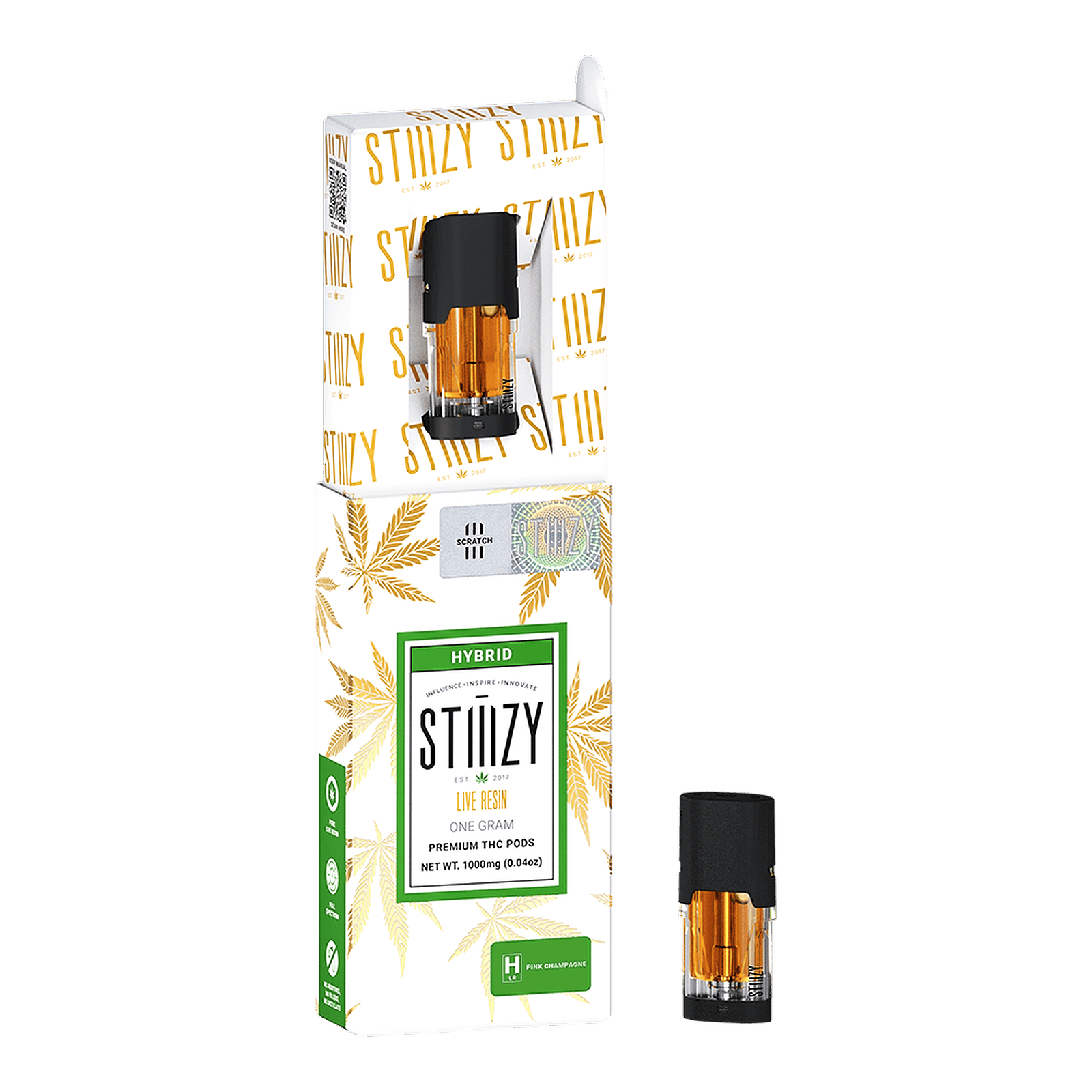 STIIIZY: PINK CHAMPAGNE - LIVE RESIN POD 1G | Leafly