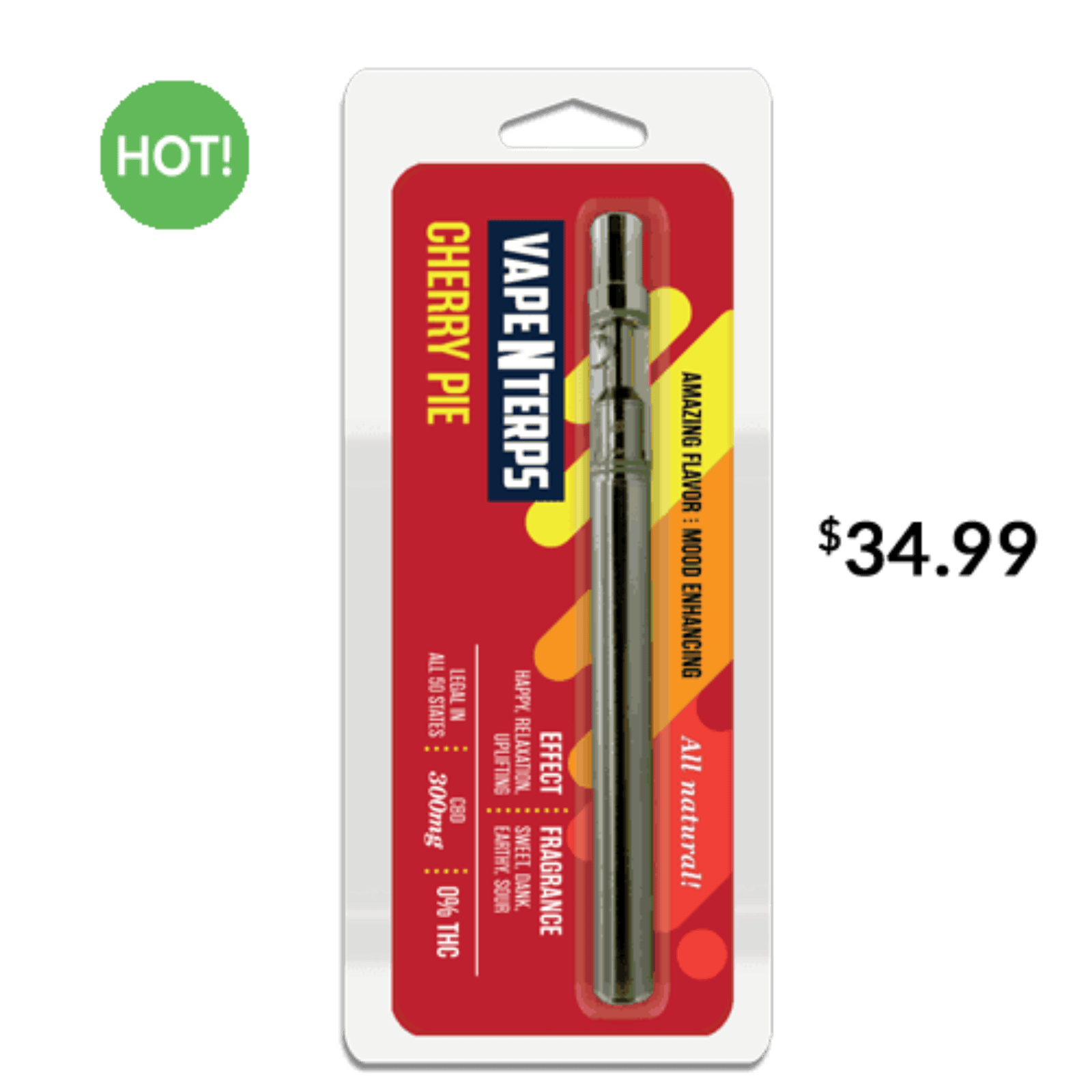 VapeNterps: 300mg CBD Cherry Pie Vape Pen | Leafly
