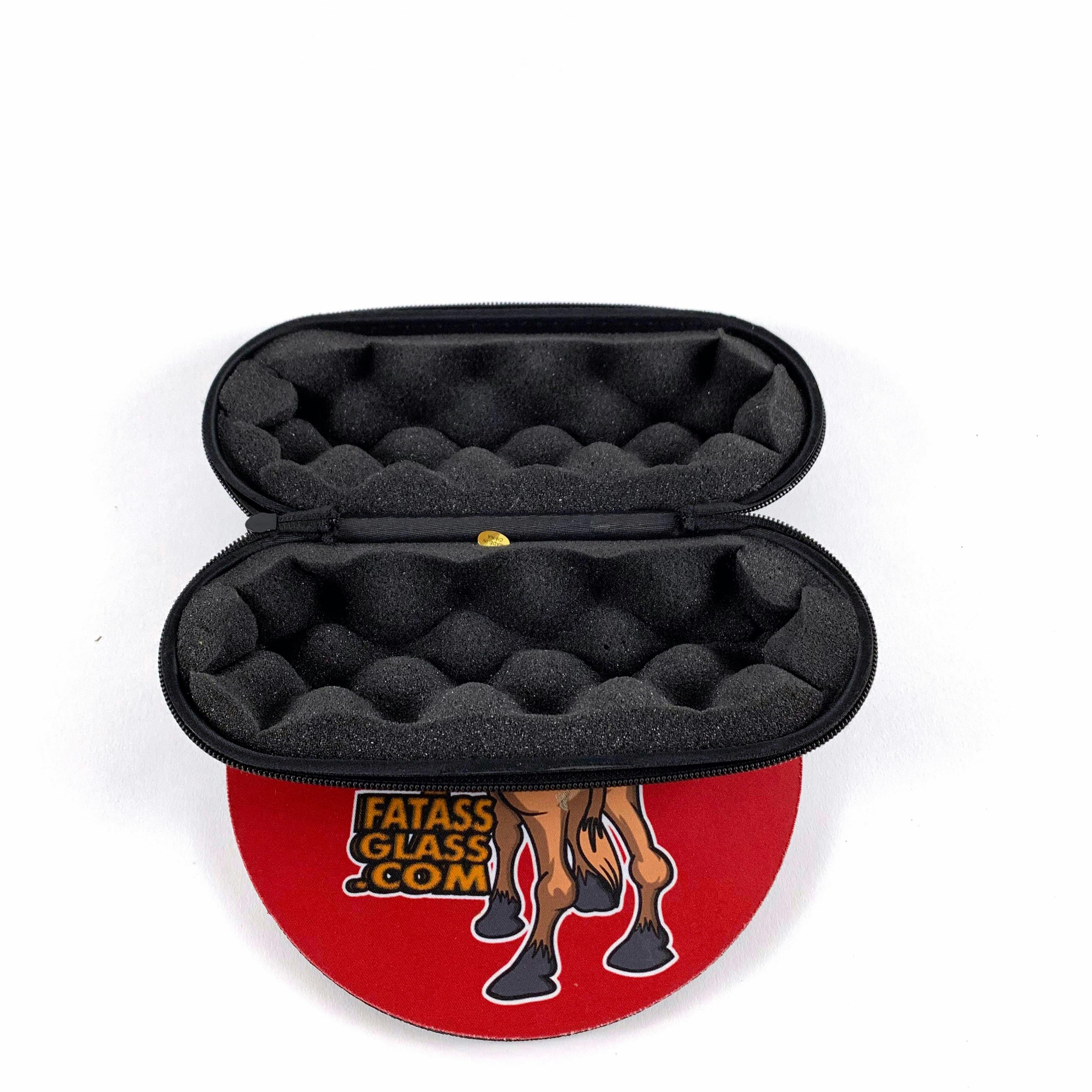 Fat Ass Glass Company Padded Pipe Case 9″ Black Leafly