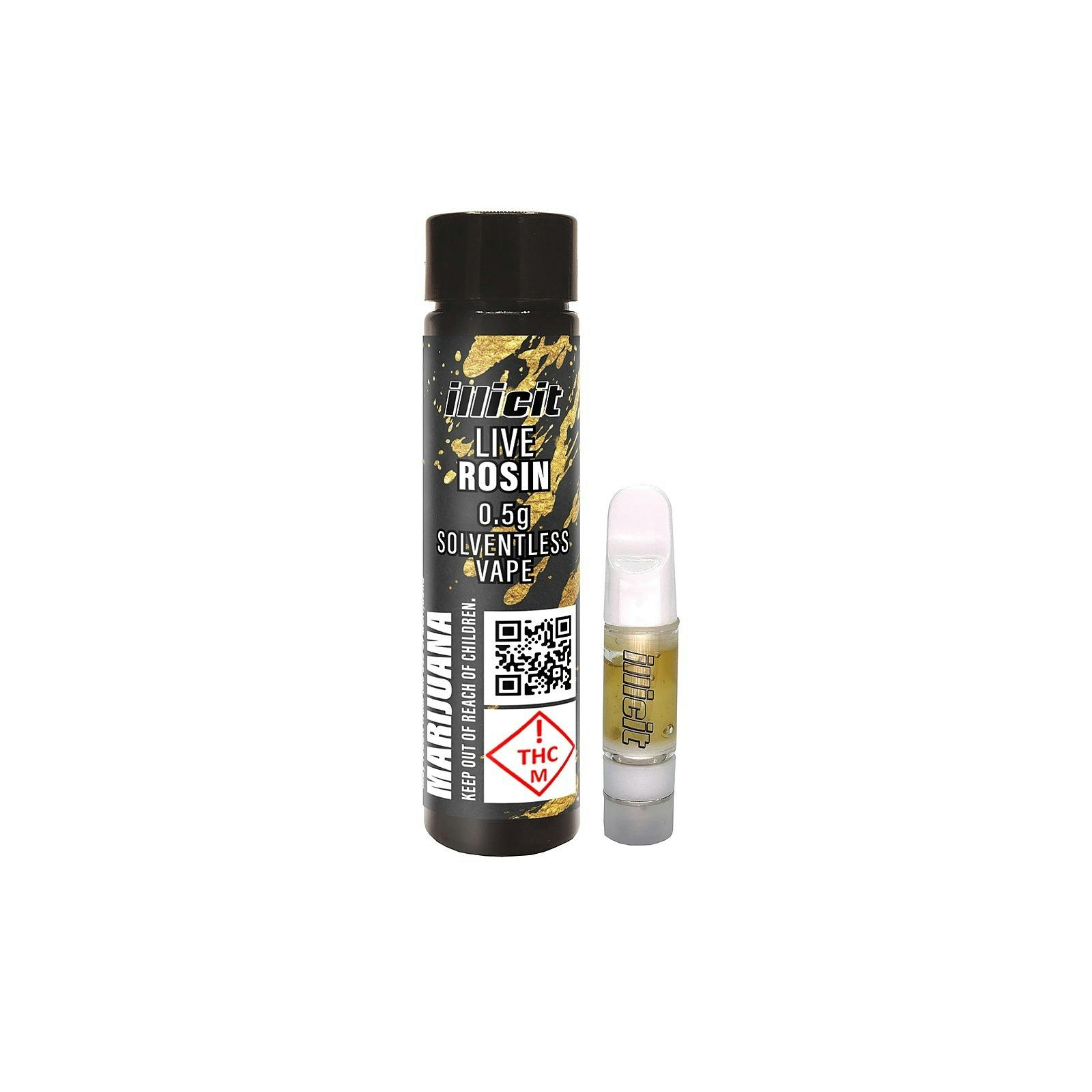 ILLICIT: Live Rosin 0.5G Vape Cartridge | Leafly