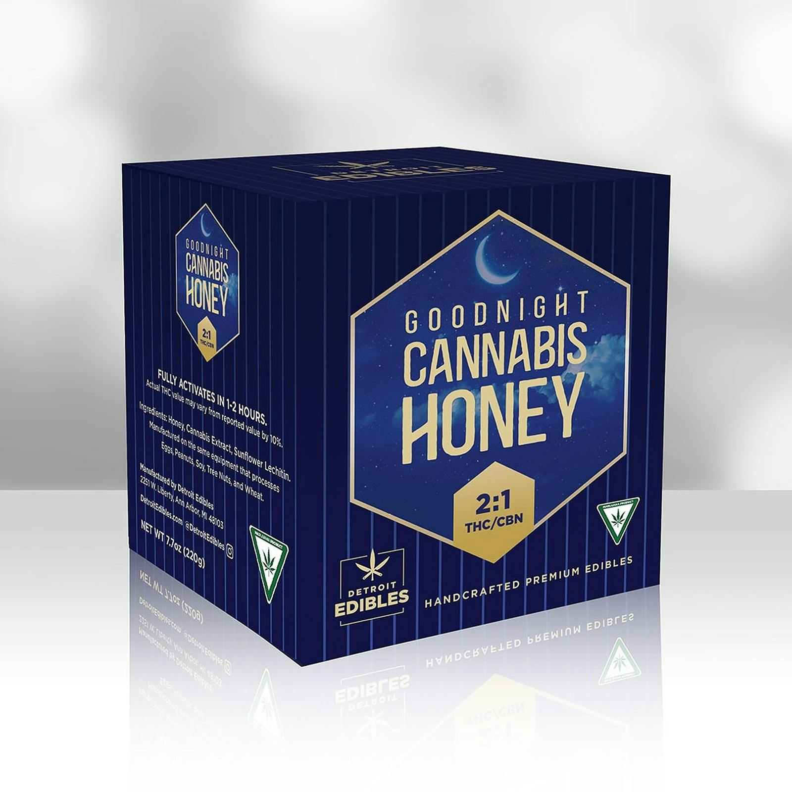 Detroit Edibles: Goodnight Honey - 100mg THC/50mg CBN | Leafly
