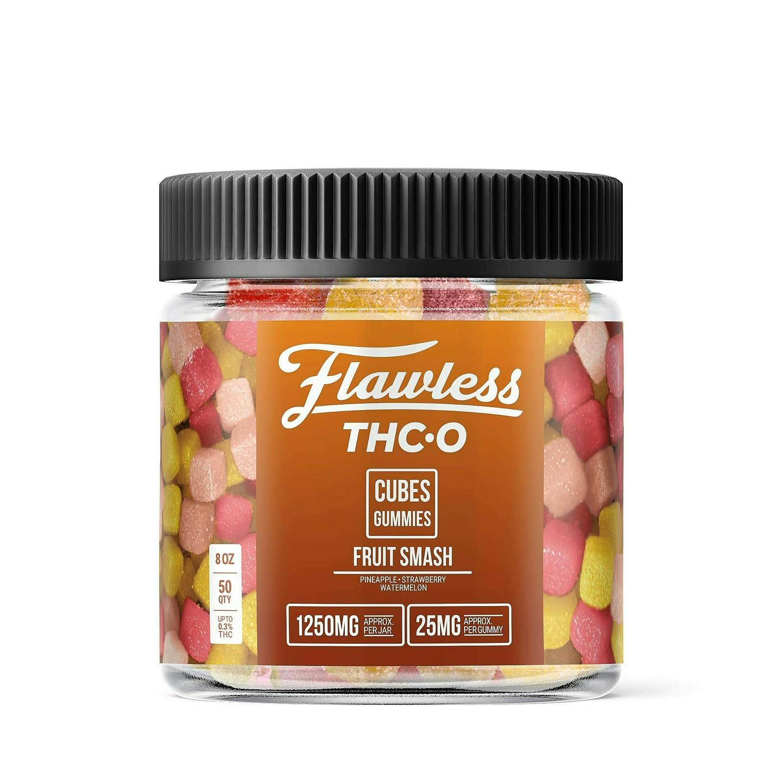 Mind Body Hemp: FLAWLESS - THC-O Gummies - Fruit Smash- 1250mg | Leafly