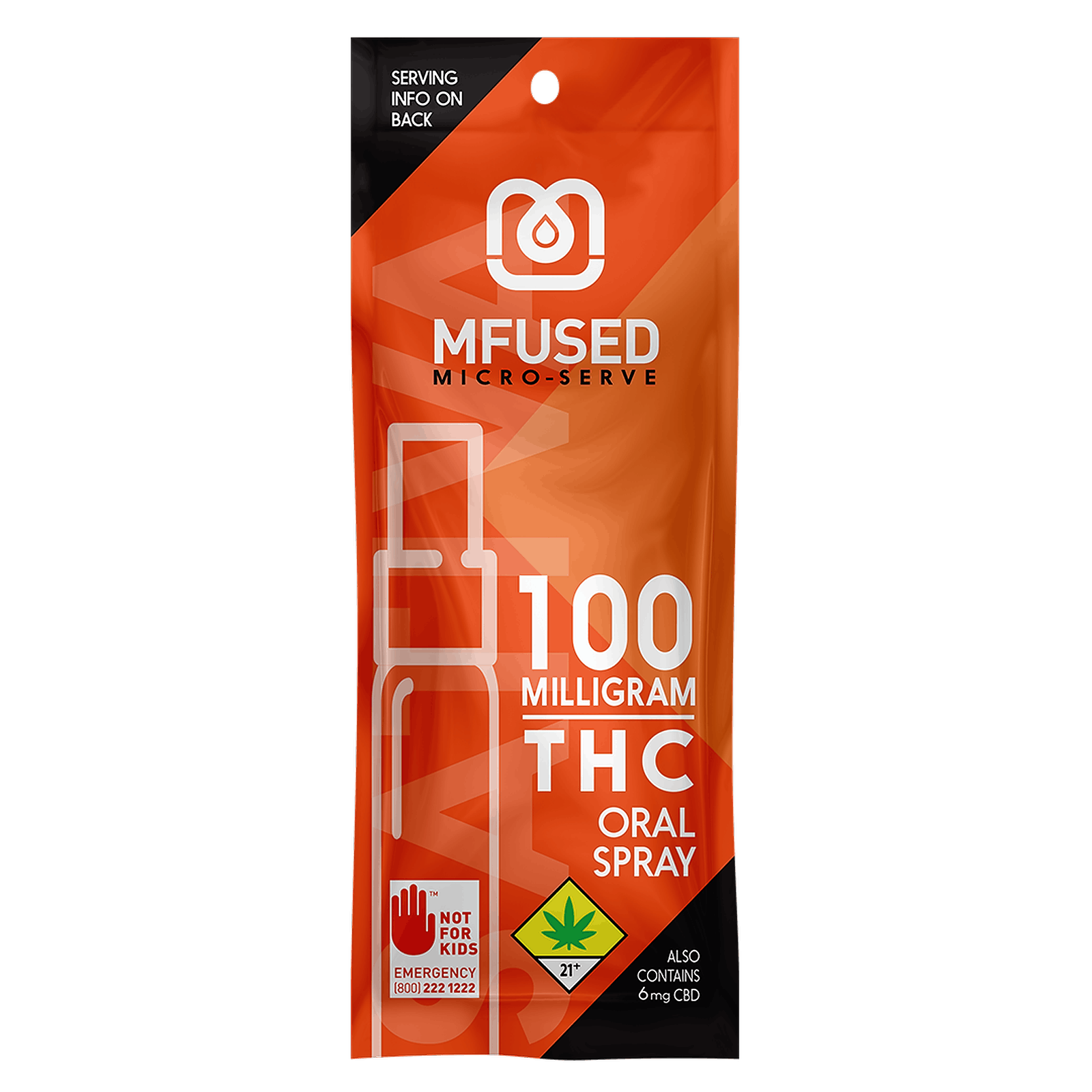 MFUSED: MFUSED Micro-Serving THC Oral Spray: Pineapple Daze (Sativa ...
