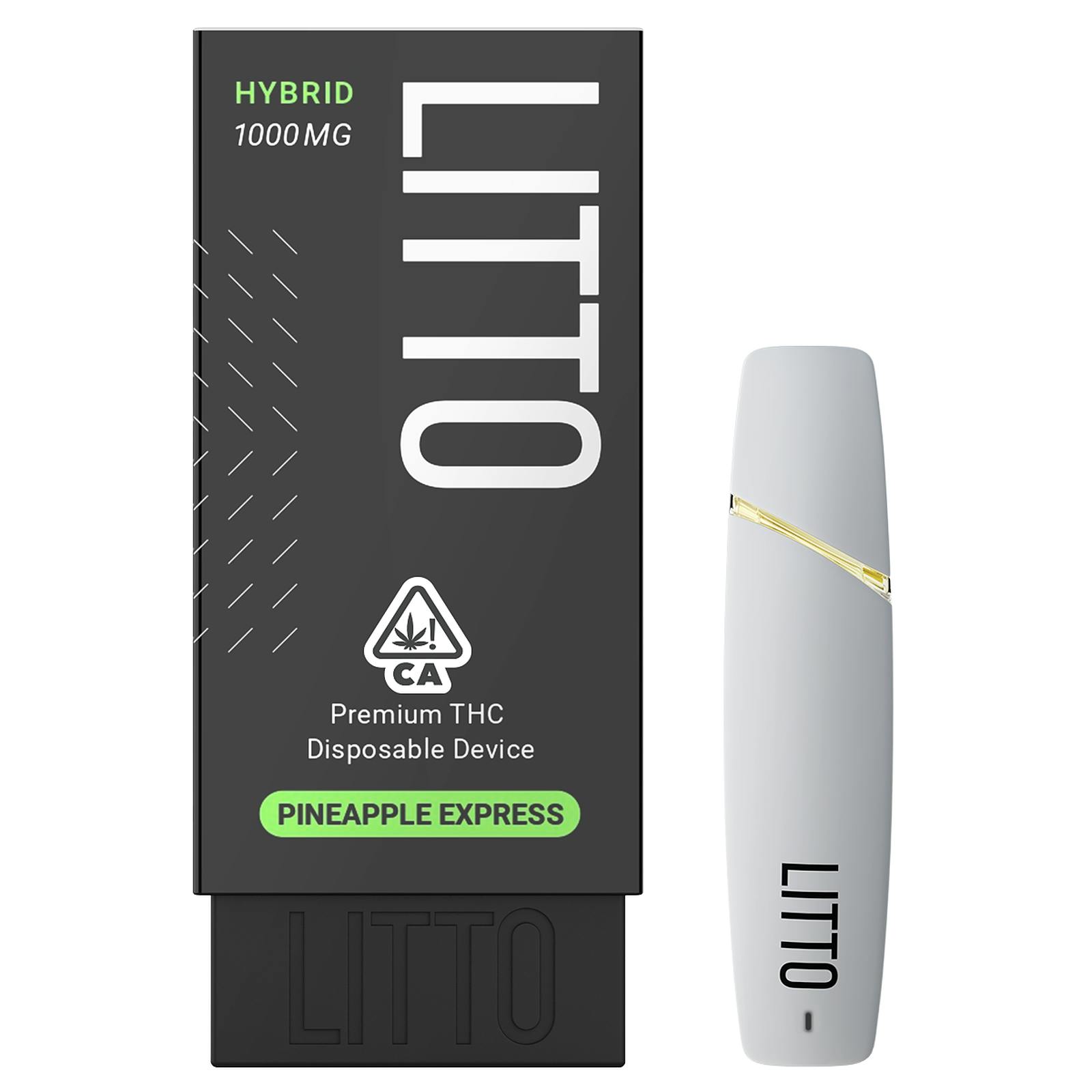 LITTO: LITTO - Pineapple Express - Premium THC Disposable Vape Pen - 1G ...