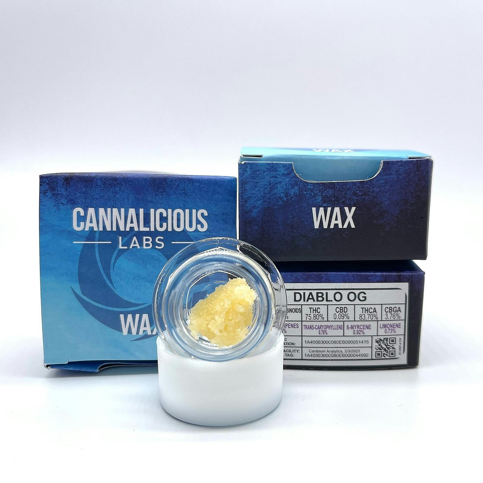 Cannalicious Labs: Diablo OG Wax 1.0g | Leafly