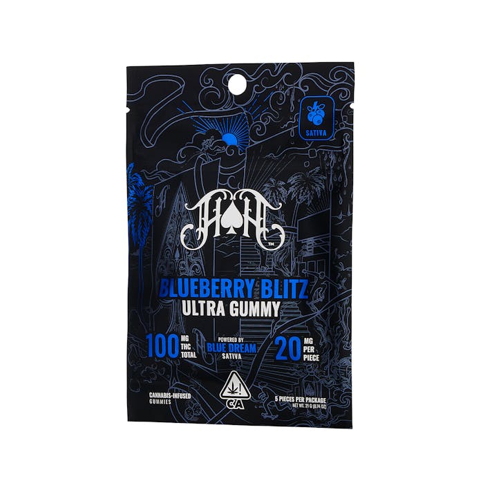 Heavy Hitters: Blueberry Blitz | Sativa - Ultra Pure Gummies - 100mg ...