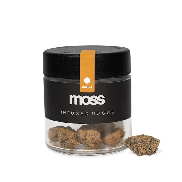 MOSS: Infused Nuggs Flower Jar 2g - Sativa Blend | Leafly