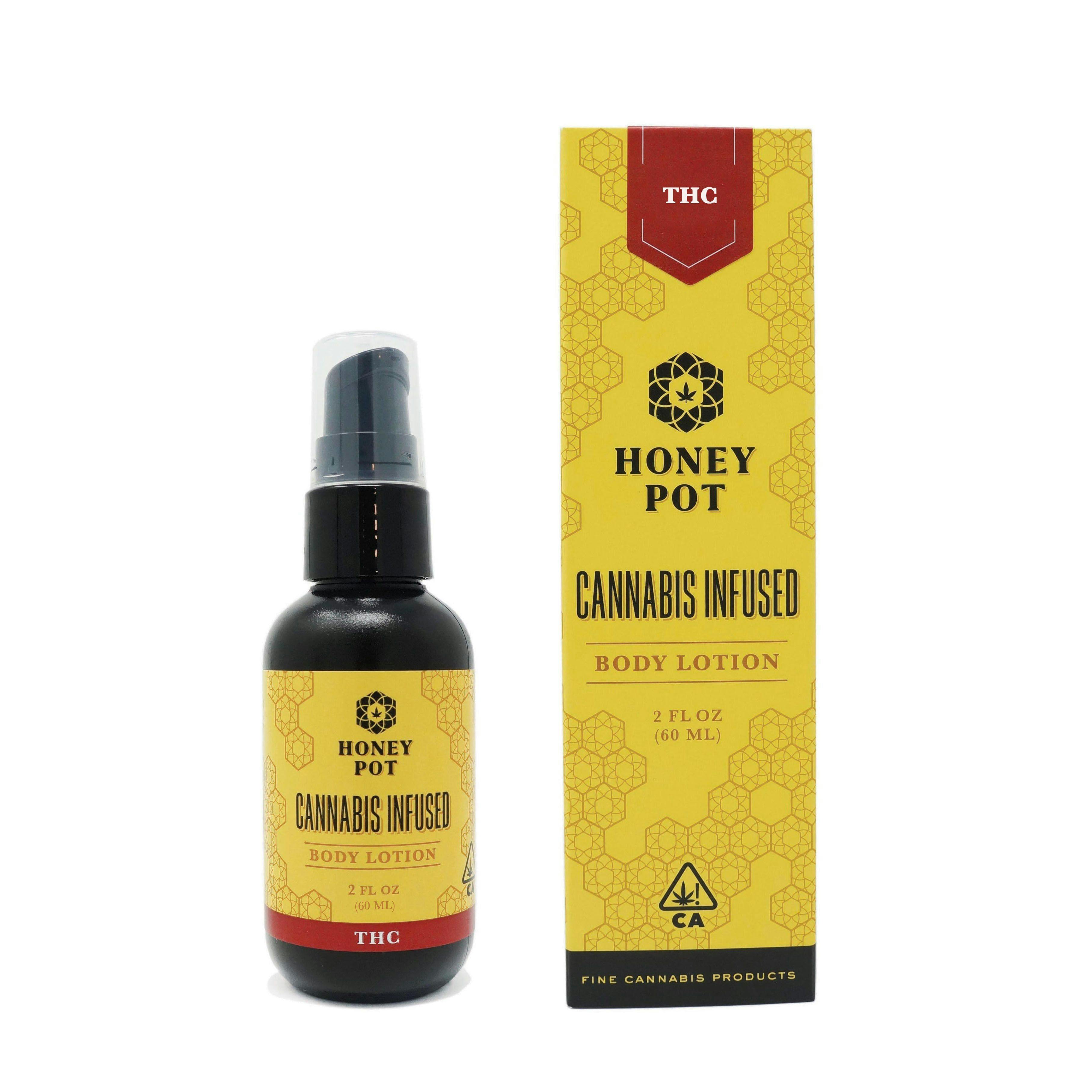 Honey Pot: Honey Pot - THC Body Lotion 2 fl oz | Leafly