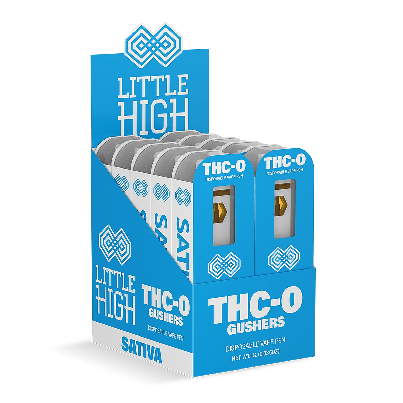 Little High: Little High - THC-O Sativa - Gushers - 1 Gram Disposable ...