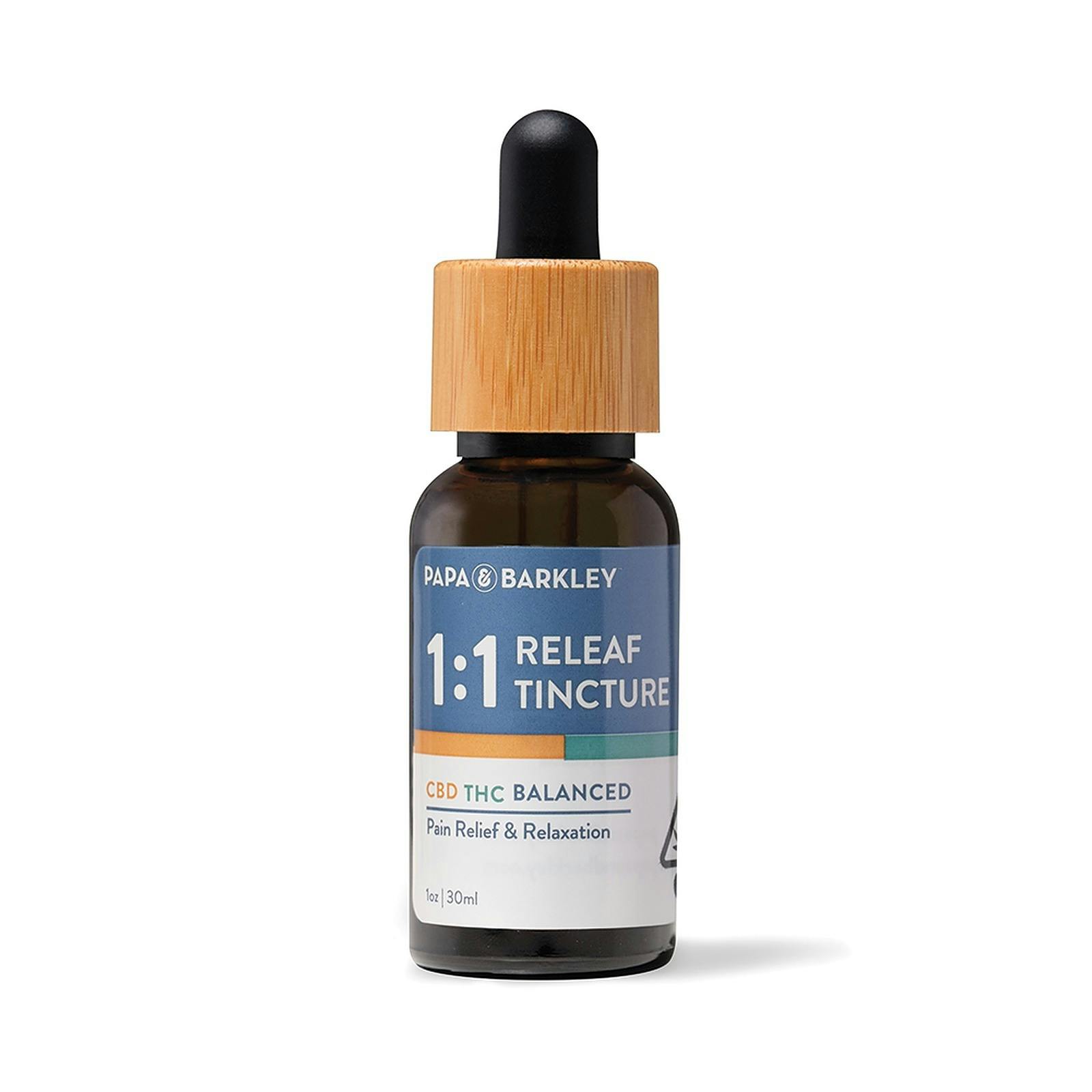 Papa & Barkley: 1:1 CBD:THC Releaf Tincture, 30ml | Leafly