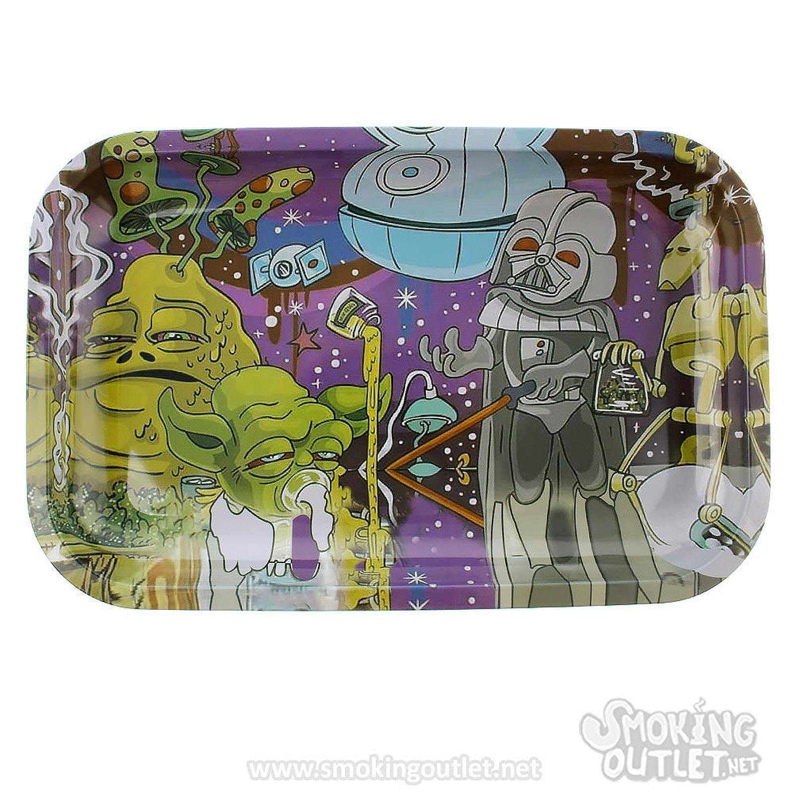 Smoking Outlet: Trippy TV Rolling Trays | Leafly