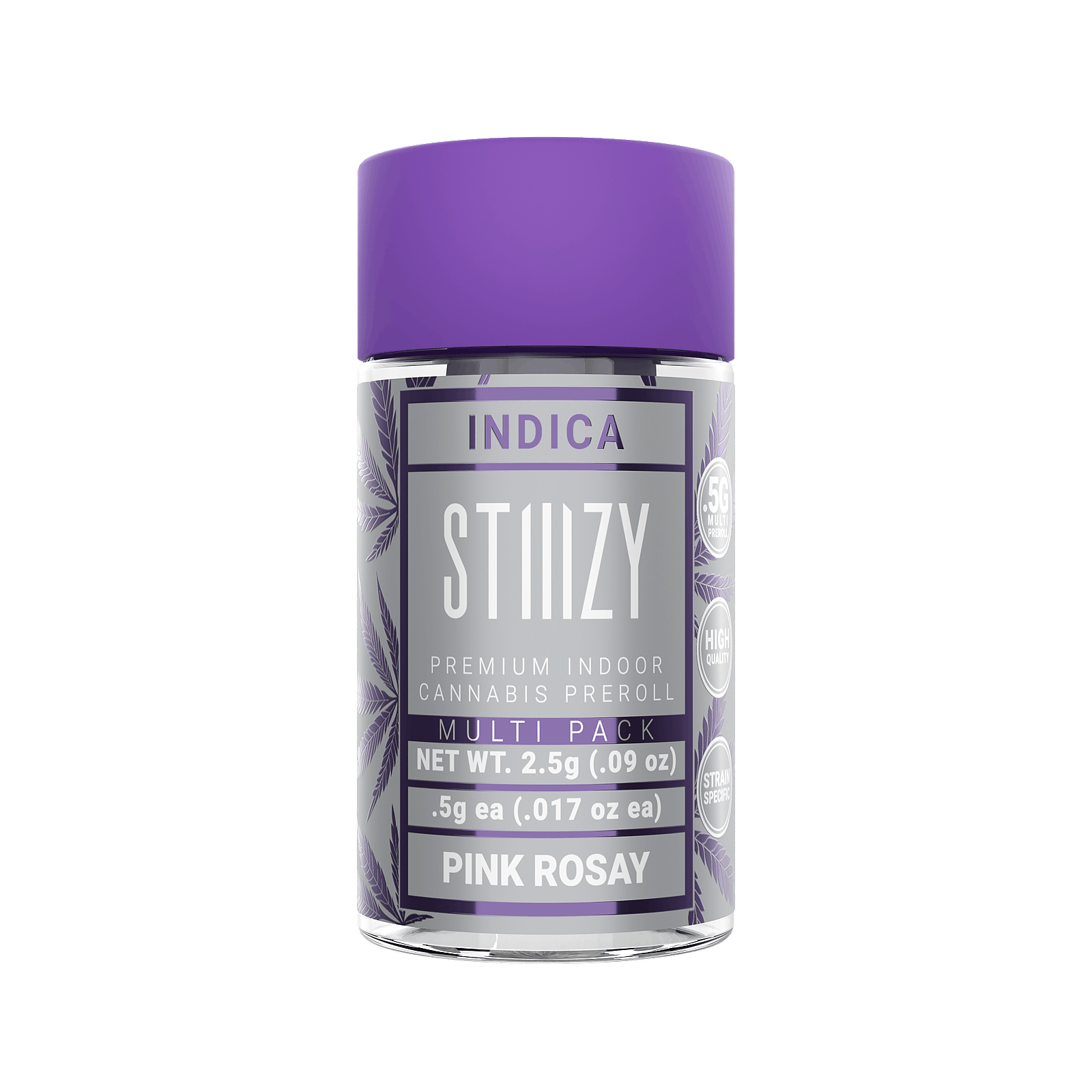 STIIIZY: PINK ROSAY - .5G PREROLL MULTI PACK 5PK | Leafly