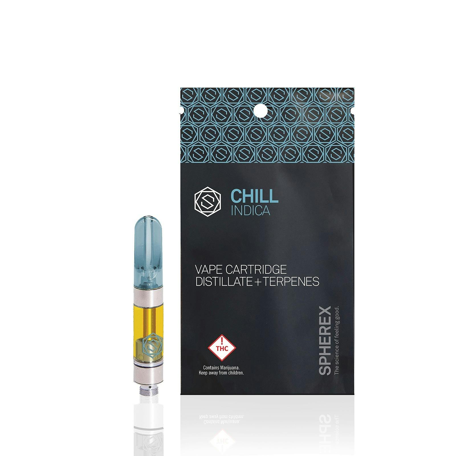 Spherex: CHILL Indica 1,000 mg Vape Cartridge | Leafly