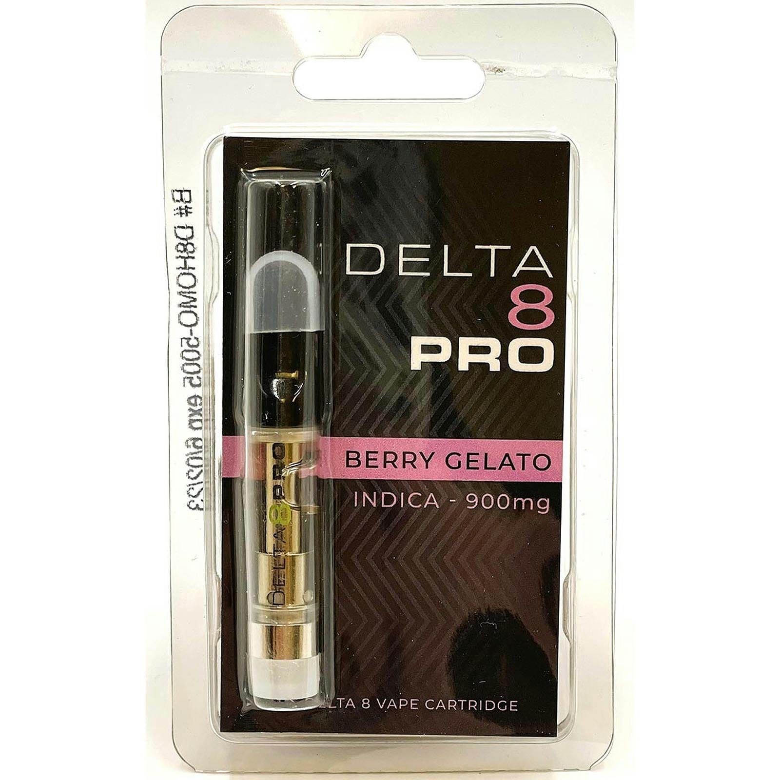 Delta 8 Pro: 1ml Vape Cartridge Delta 8 THC Berry Gelato | Leafly