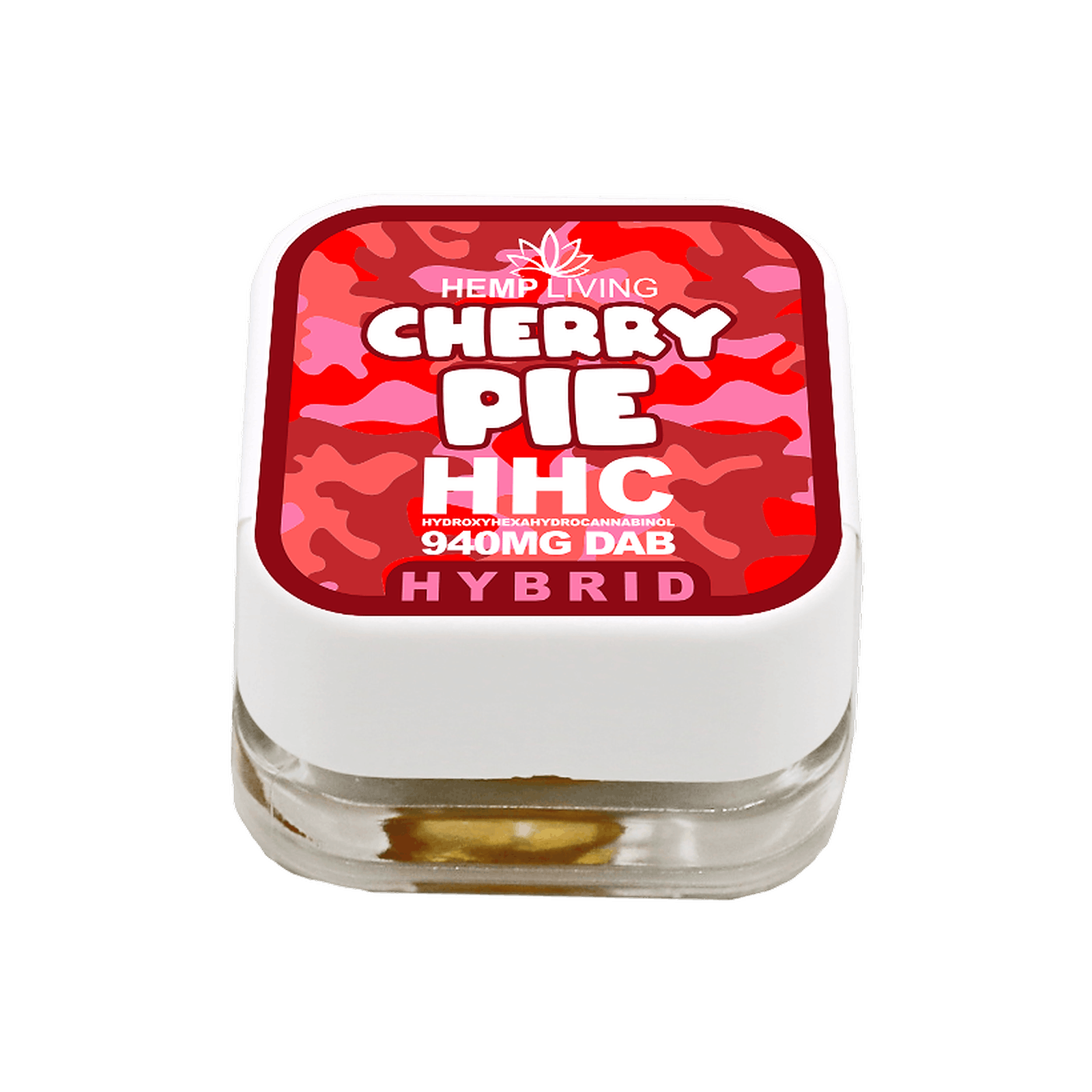 Hemp Living: Hemp Living HHC Dab Wax 1g Jar - Cherry Pie 940mg | Leafly