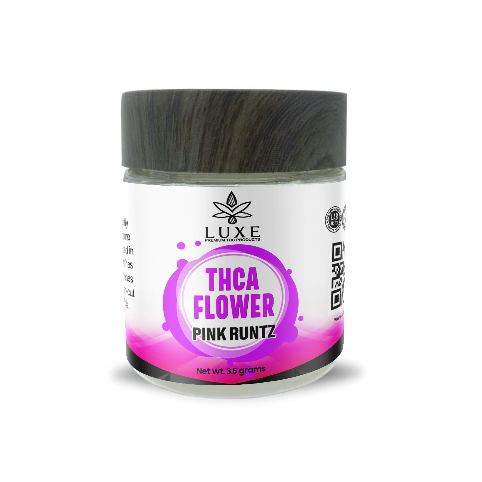 Luxe THC | 25% OFF with code LEAFLY: Pink Runtz THCa Flower | Leafly