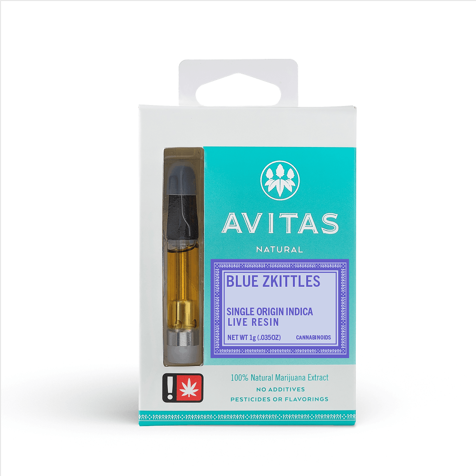 Avitas: Blue Zkittles Live Resin Cartridge 1g | Leafly