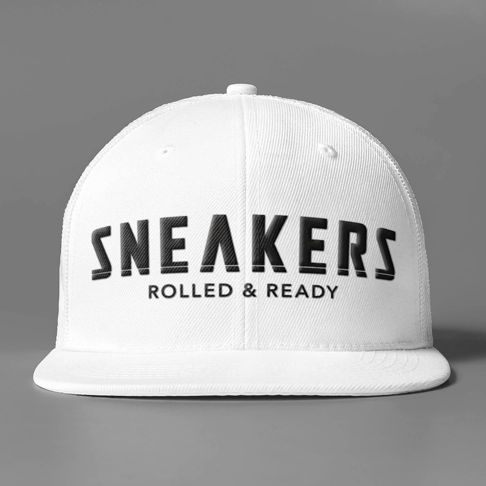 Sneakers: Sneakers Trucker Snapback Hat - White | Leafly