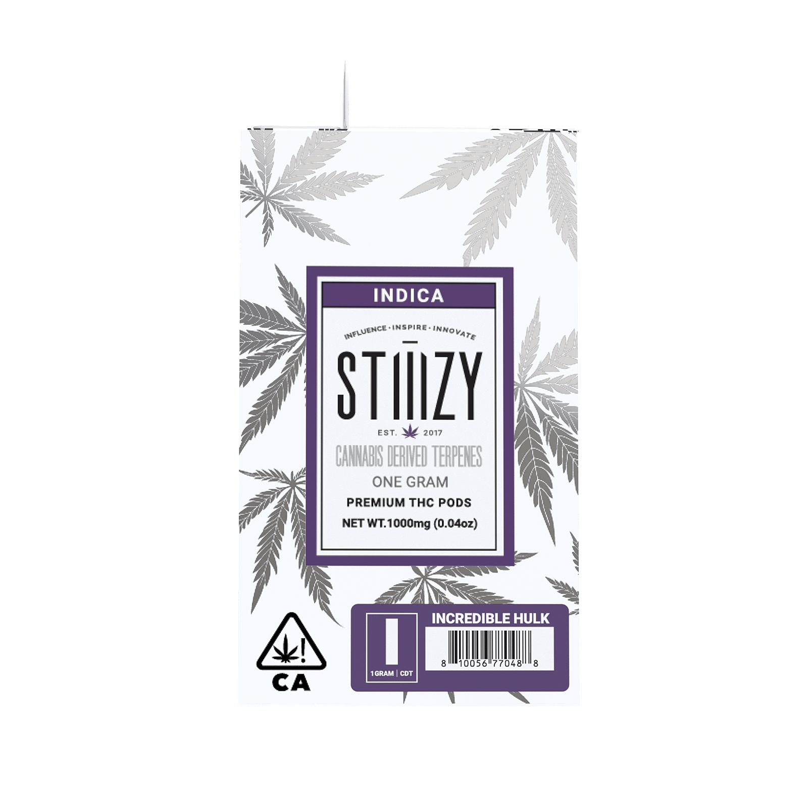 STIIIZY: INCREDIBLE HULK CANNABIS DERIVED TERPENES POD 1G | Leafly