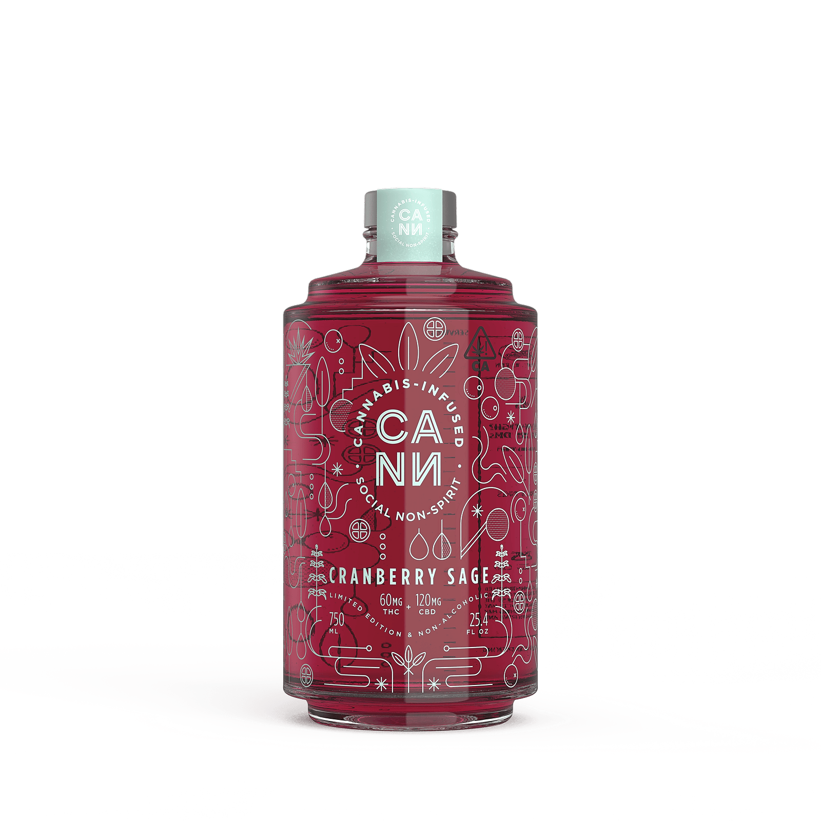 CANN: CANN in a Bottle (60mg THC 120mg CBD per 750mL bottle) | Leafly