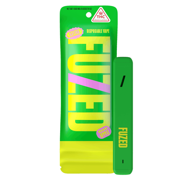 Curio Wellness: Fuzed: Bad Apple Disposable Vape [1g] | Leafly