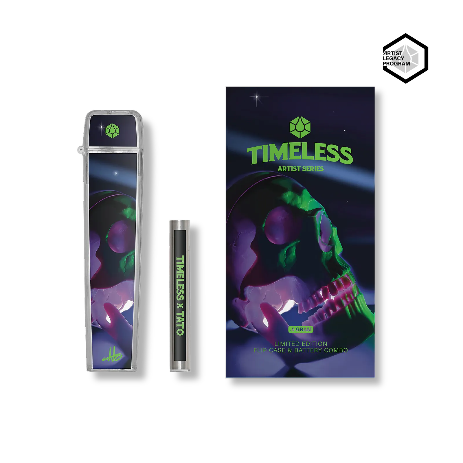 Timeless Vapes: Limited Edition Tato Caraveo Flip Case & Battery Combo ...