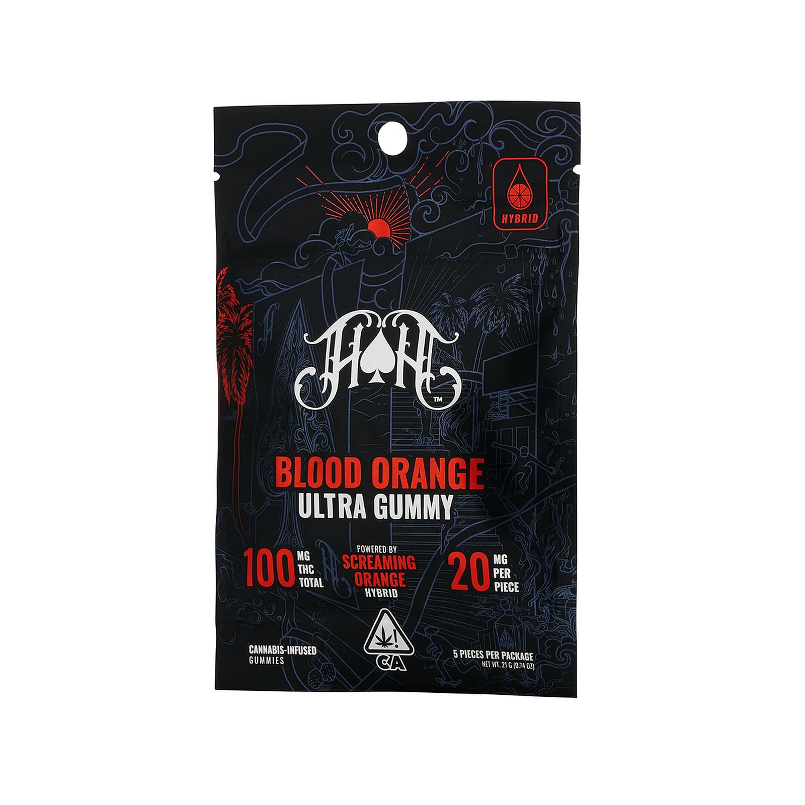 Heavy Hitters: Blood Orange | Hybrid - Ultra Pure Gummies - 100mg THC ...