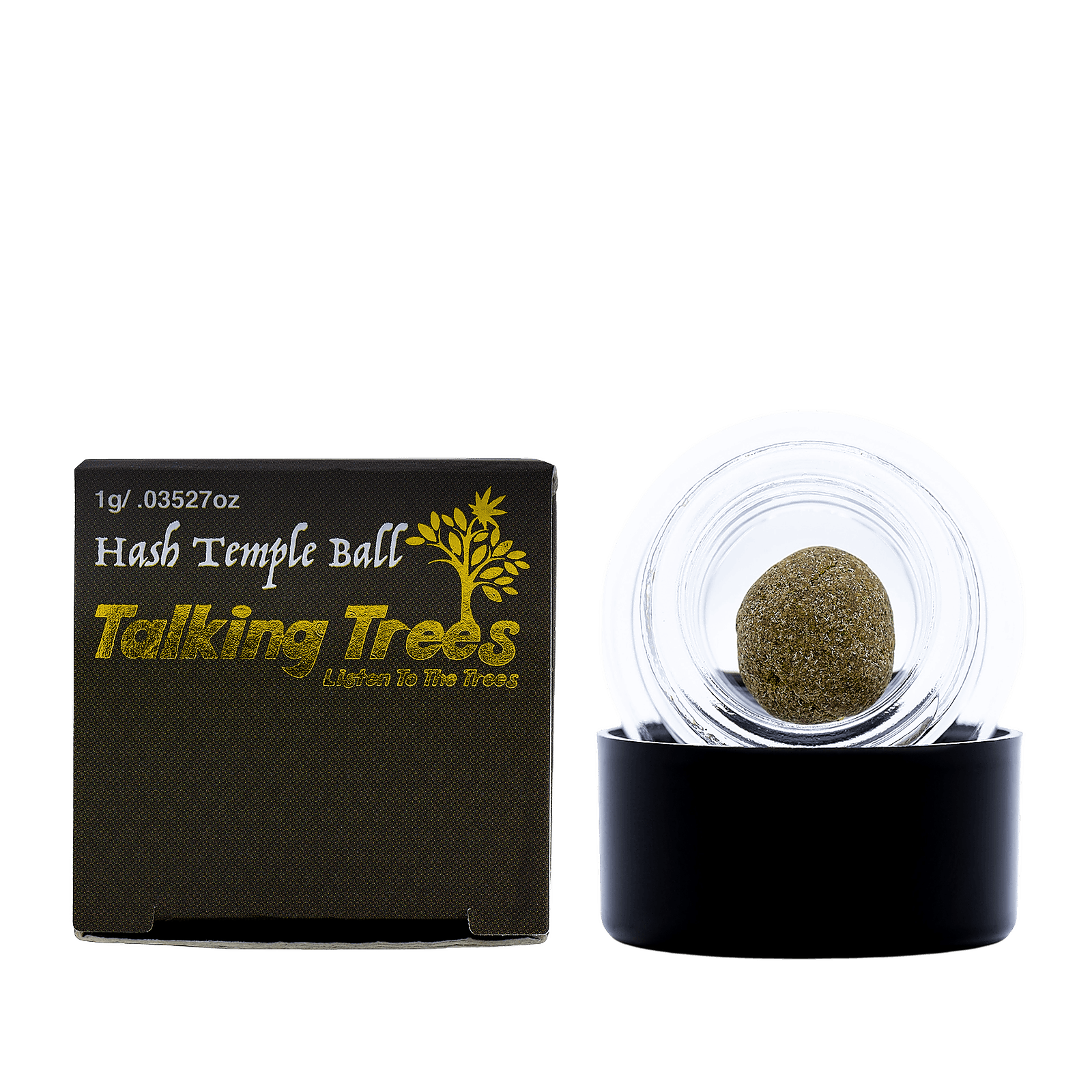 Talking Trees: Peach Fuzz Temple Hash Ball - 1g | Leafly