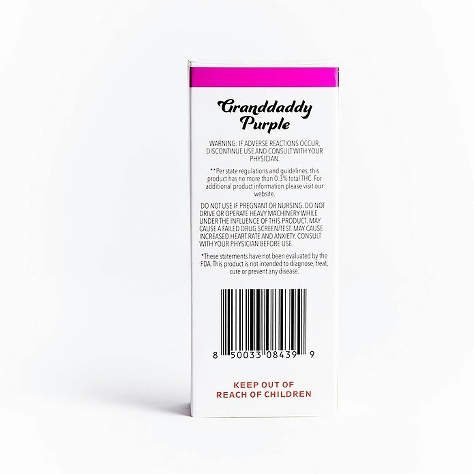 Triton: Delta 8 Grandaddy Purple Disposables- 1 Gram | Leafly