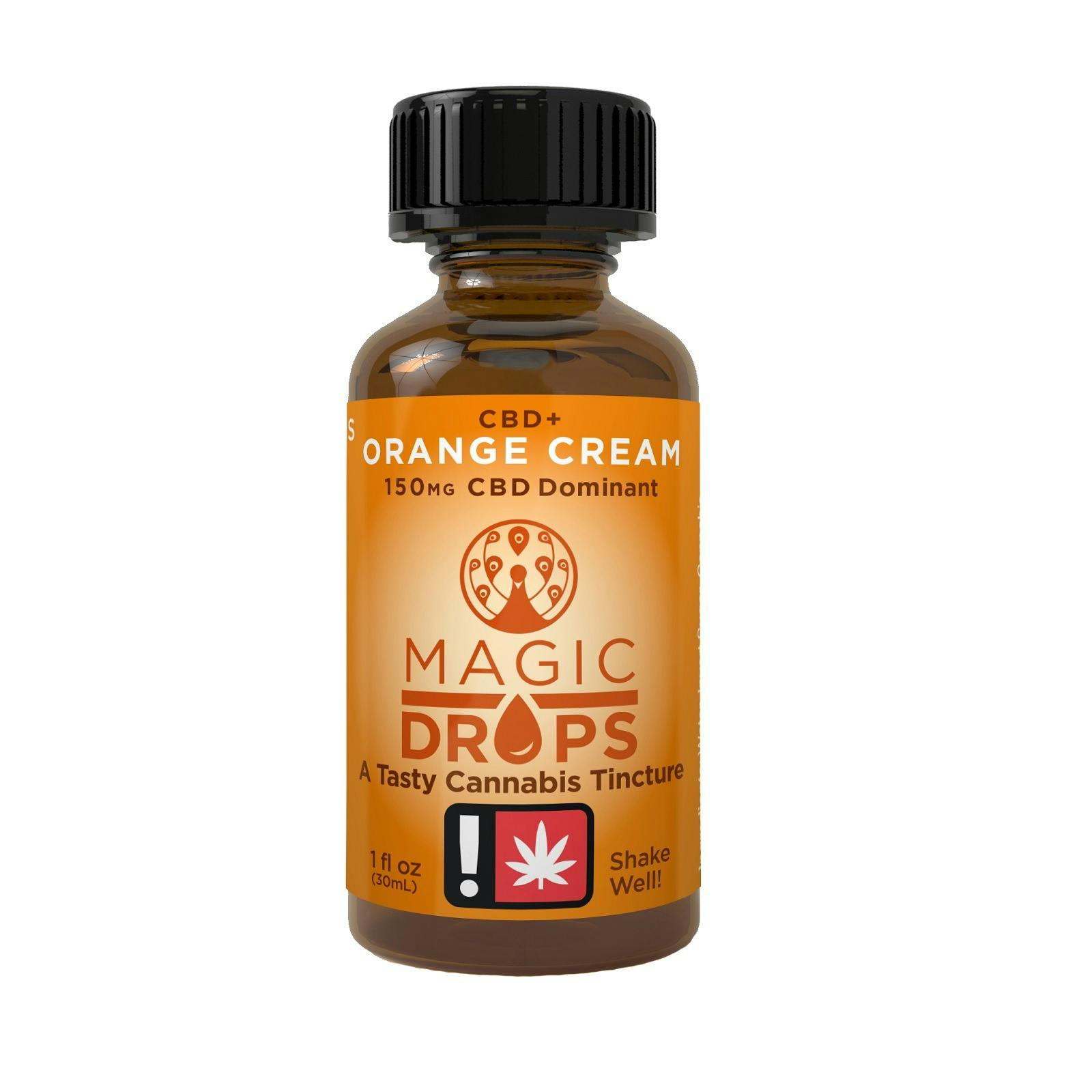 Magic Number: Orange Cream CBD+ Magic Drops (150mg THC :15mg CBD) | Leafly