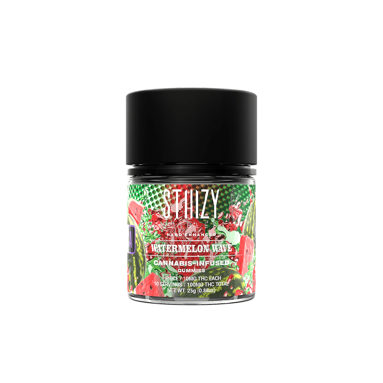 STIIIZY: WATERMELON WAVE STIIIZY EDIBLES - 100MG GUMMIES | Leafly