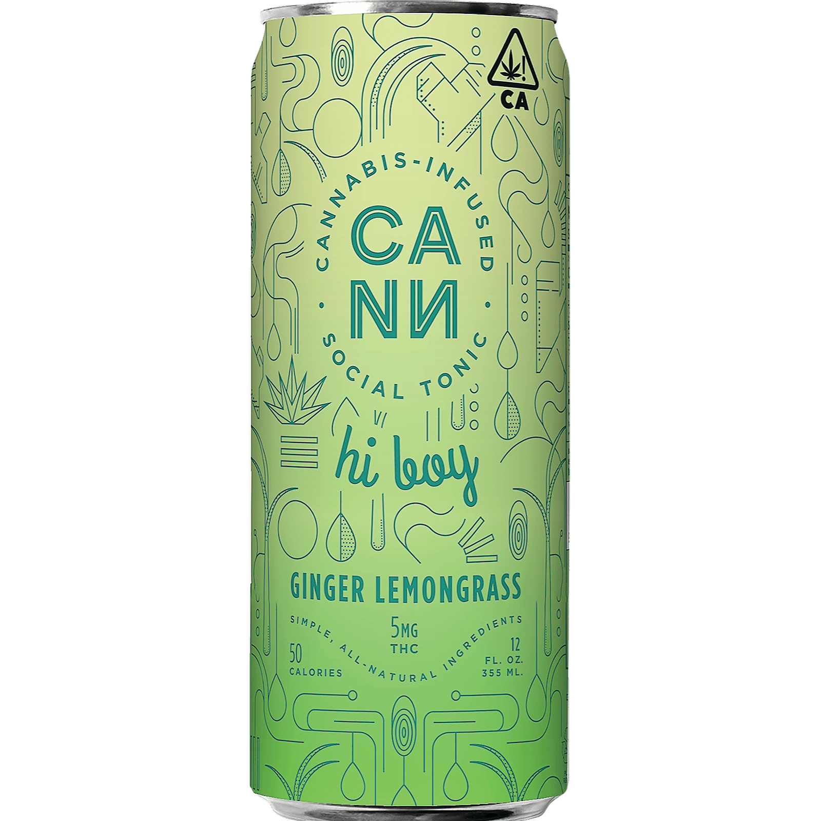 CANN: Ginger Lemongrass Hi Boy - Cann Social Tonic (4pk) | Leafly