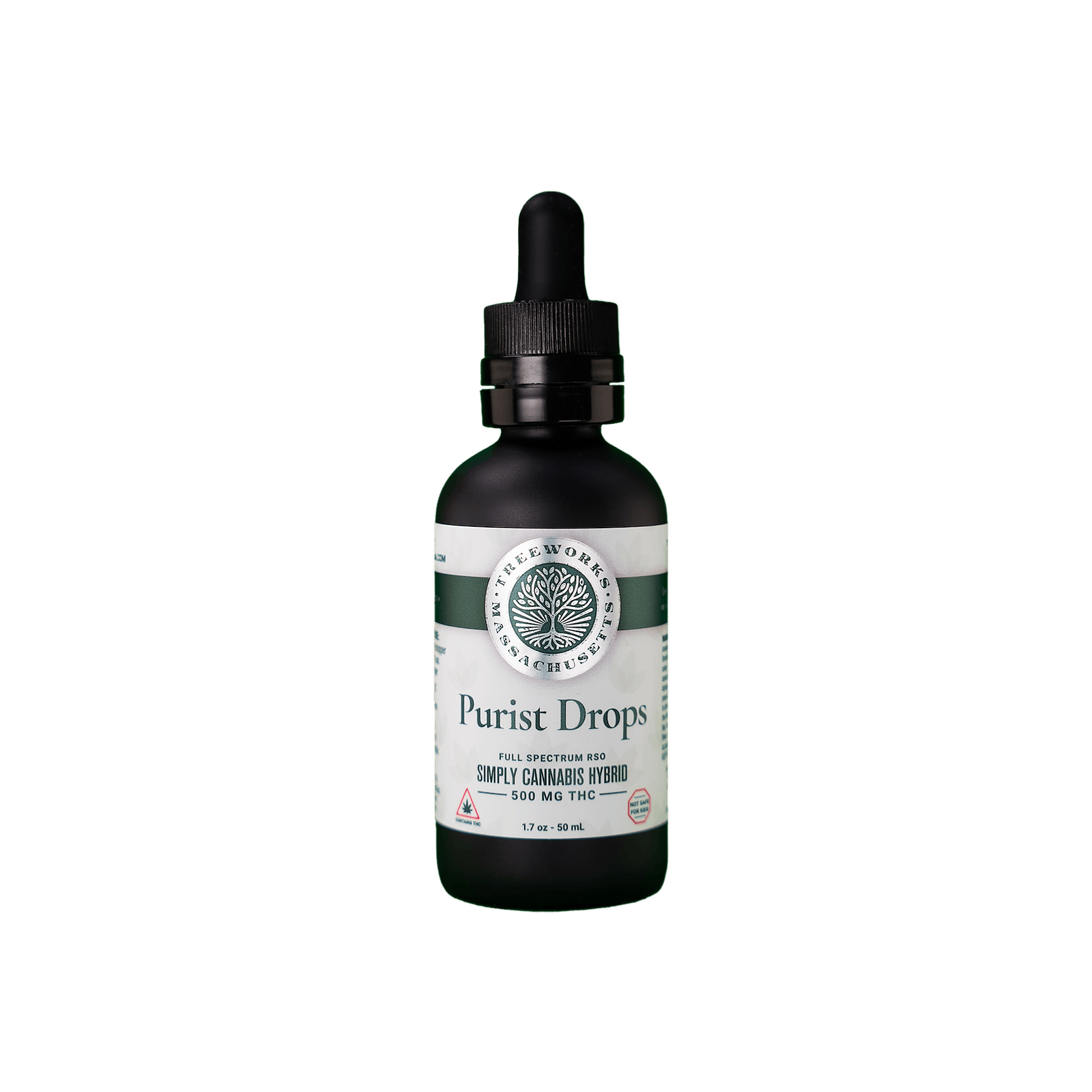 Treeworks: Purist Drops Tincture 500mg | Leafly