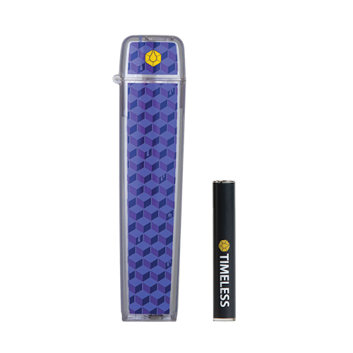 Timeless Vapes: Timeless Purple Flip Case & Battery Combo 1000mg | Leafly
