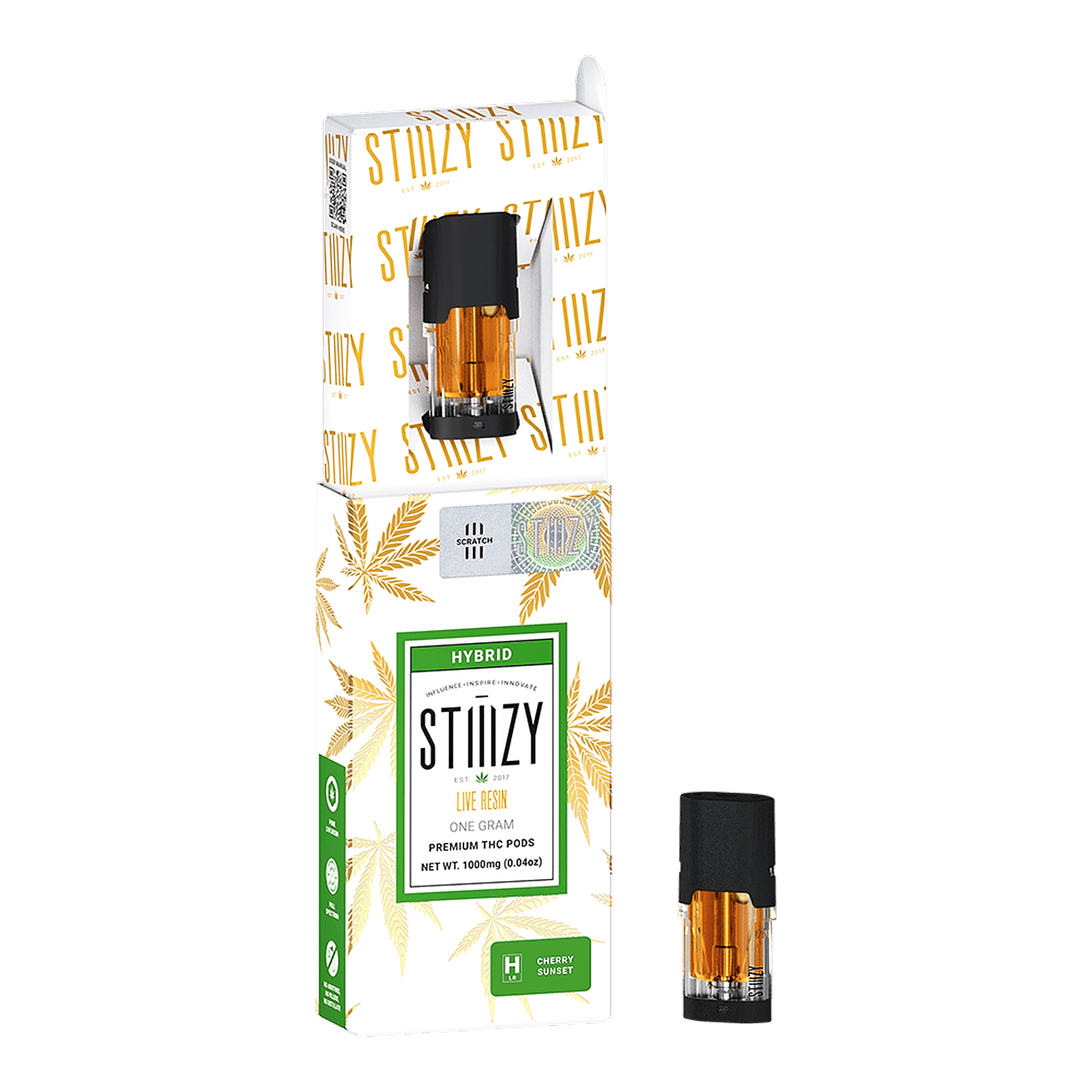 STIIIZY: CHERRY SUNSET - LIVE RESIN POD 1G | Leafly