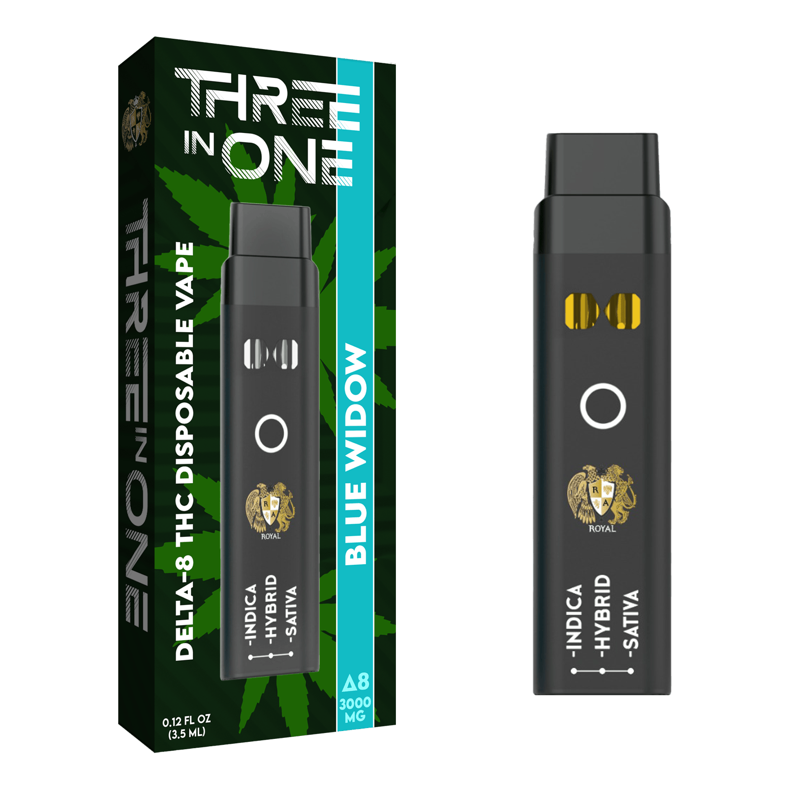 RA Royal: R.A Royal Delta-8 Three-in-One Disposable: Blue Widow (3000MG ...