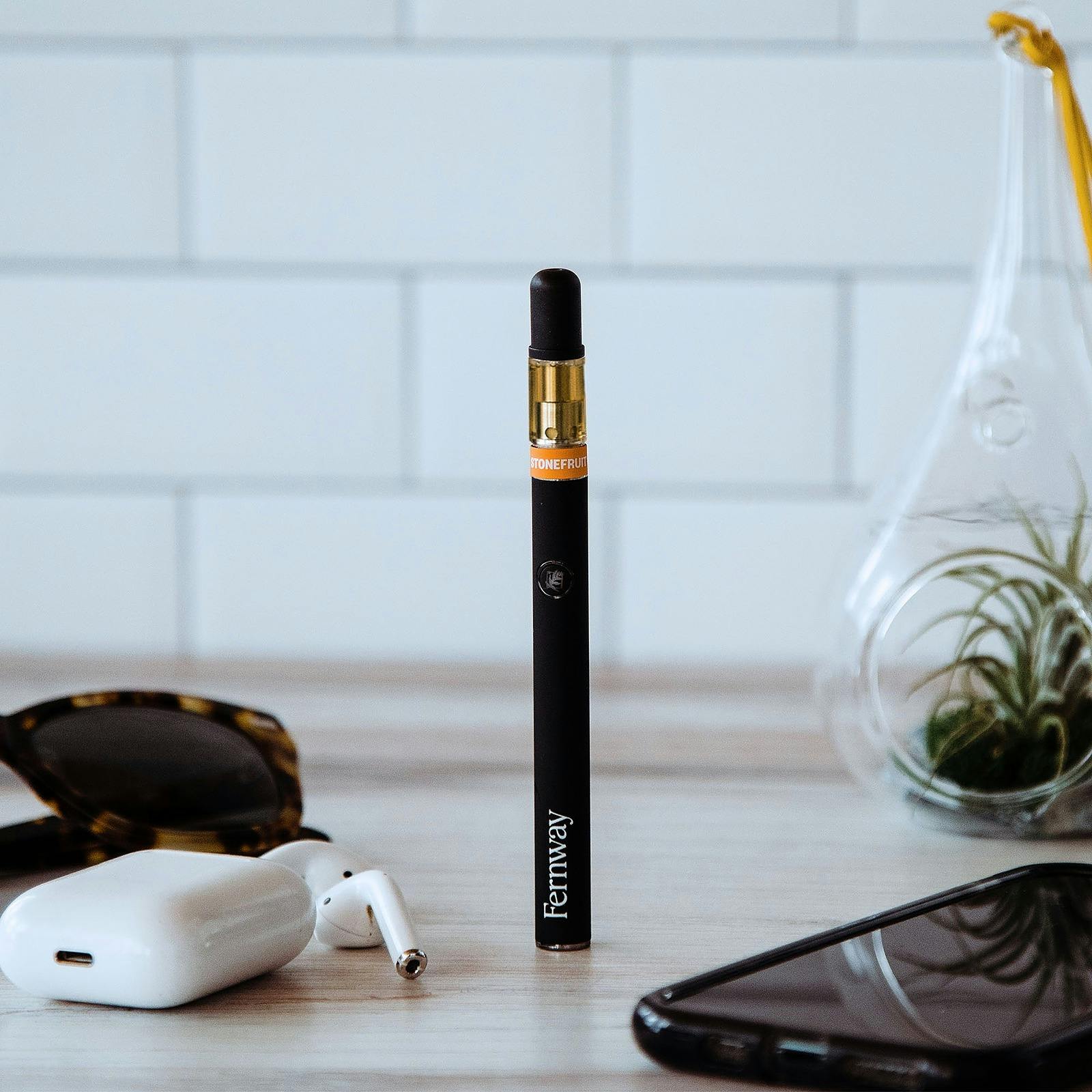 Fernway: Fernway - Stonefruit - 1g Vape Cartridge (H) | Leafly