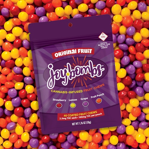 Joy Bombs by Joyibles: Joy Bombs Original Fruit (40pk / 100mg THC) | Leafly