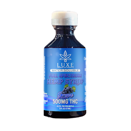 Luxe THC | 25% OFF with code LEAFLY: 500mg THC Syrup | Water-Soluble | Leafly