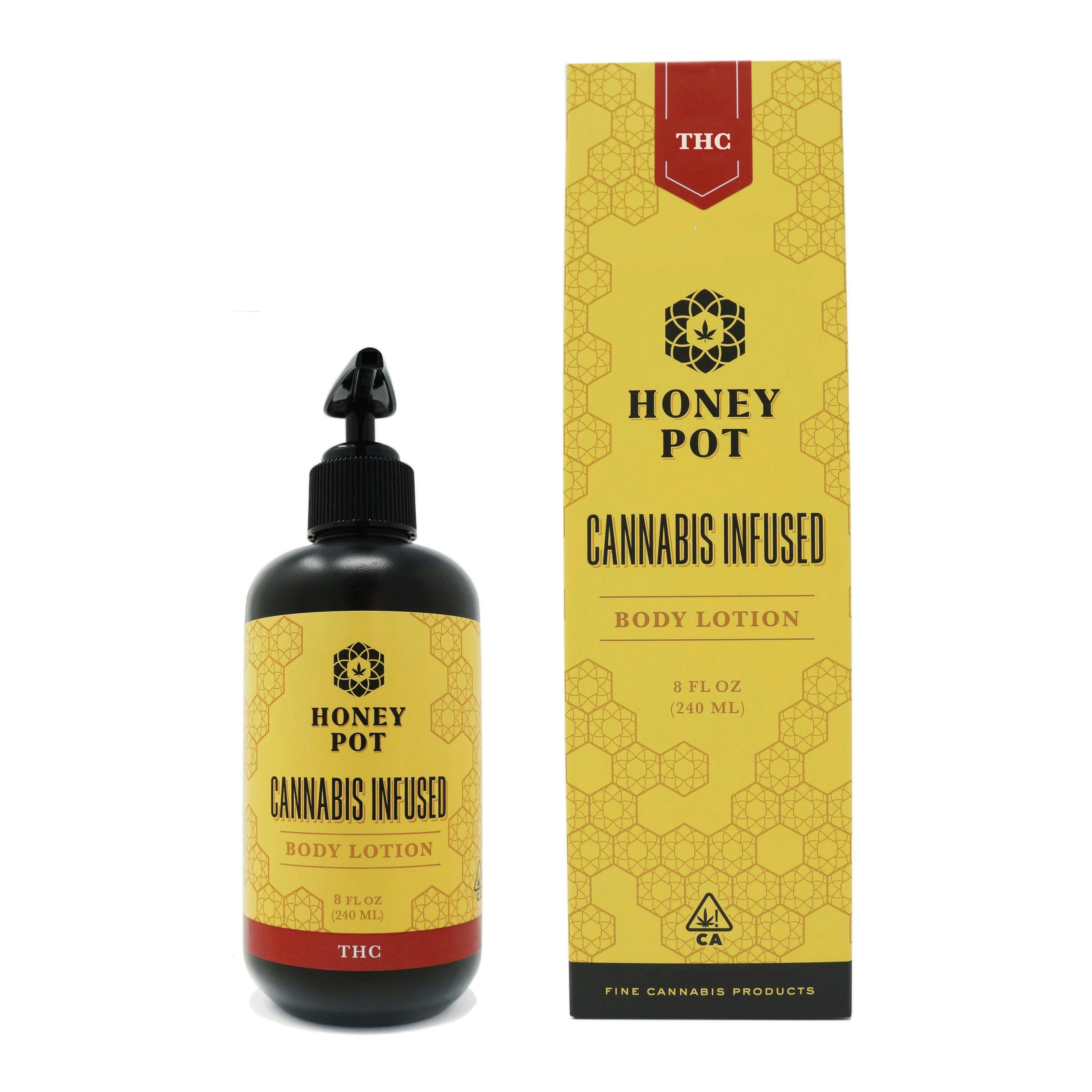 Honey Pot: Honey Pot - THC Body Lotion 8 fl oz | Leafly