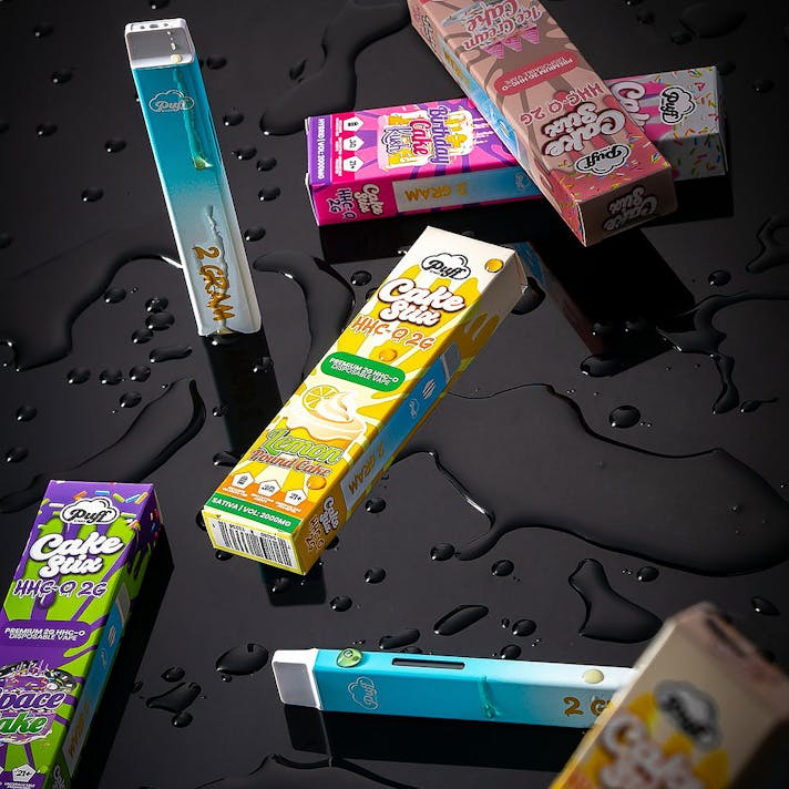 Puff Xtrax: Cake Stix HHC-O 2G Disposable Vape: Lemon Pound Cake | Puff ...