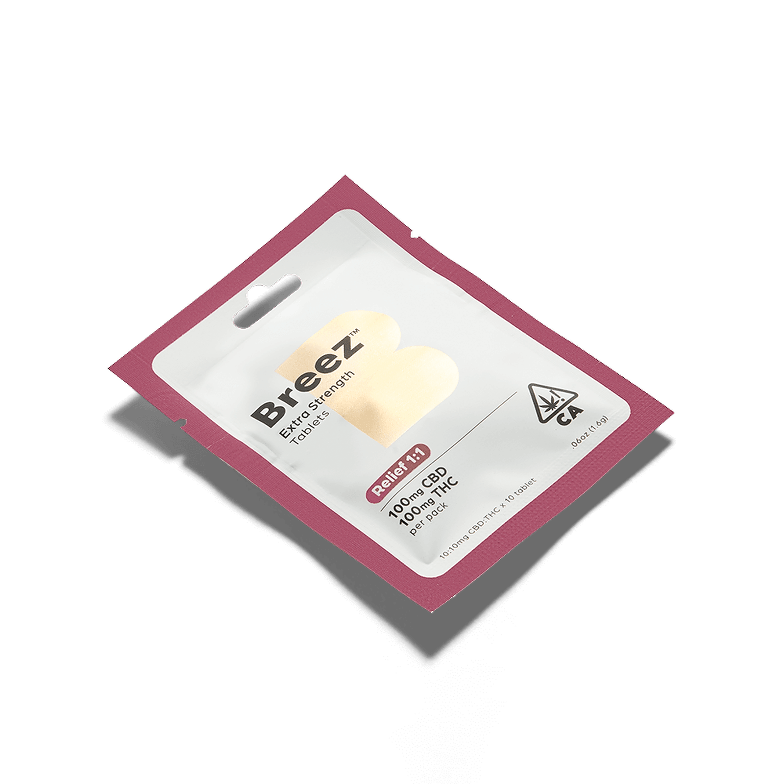 Breez: Breez Extra Strength Relief 1:1 Travel Pack | Leafly