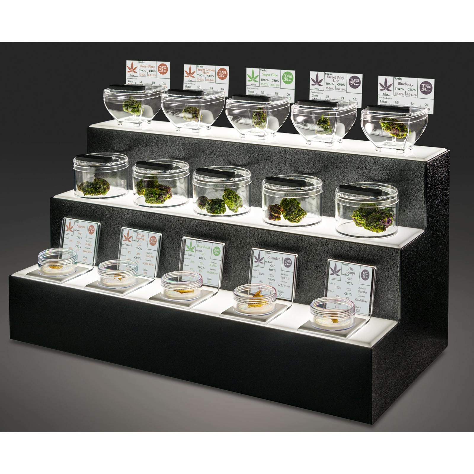 Bud Bar Displays®: Bud Pod Bar™ | Leafly