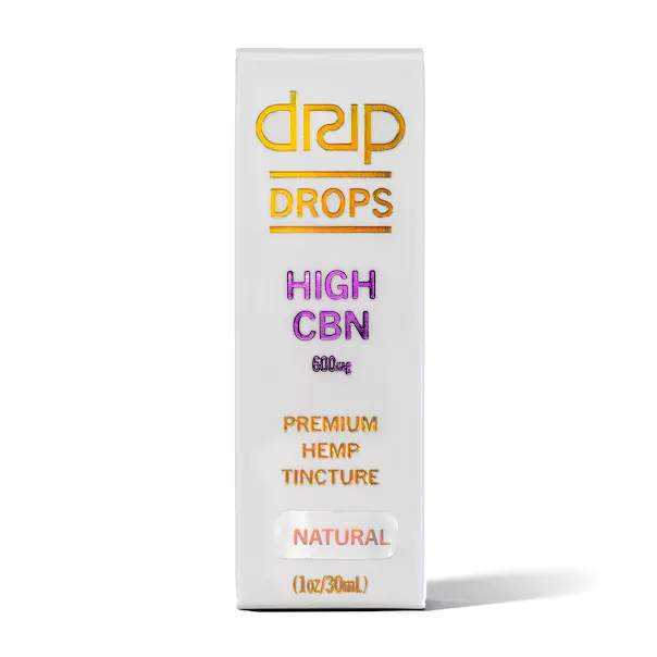 DRIP Oils + Extracts: DRIP DROPS High CBN Natural 600mg | Leafly