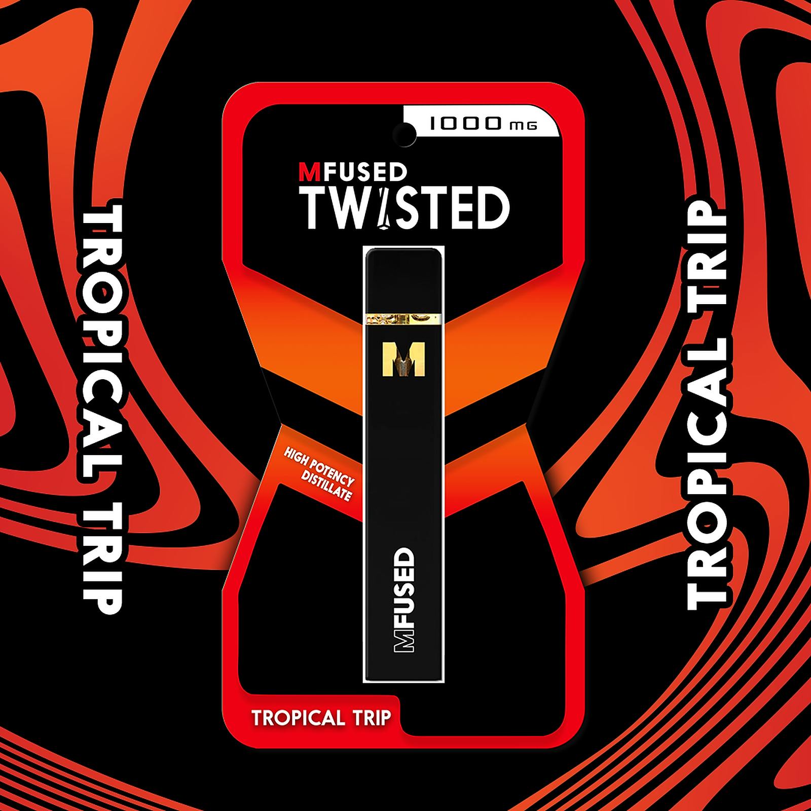 MFUSED: TWISTED Disposable Vape - Tropical Trip | Leafly